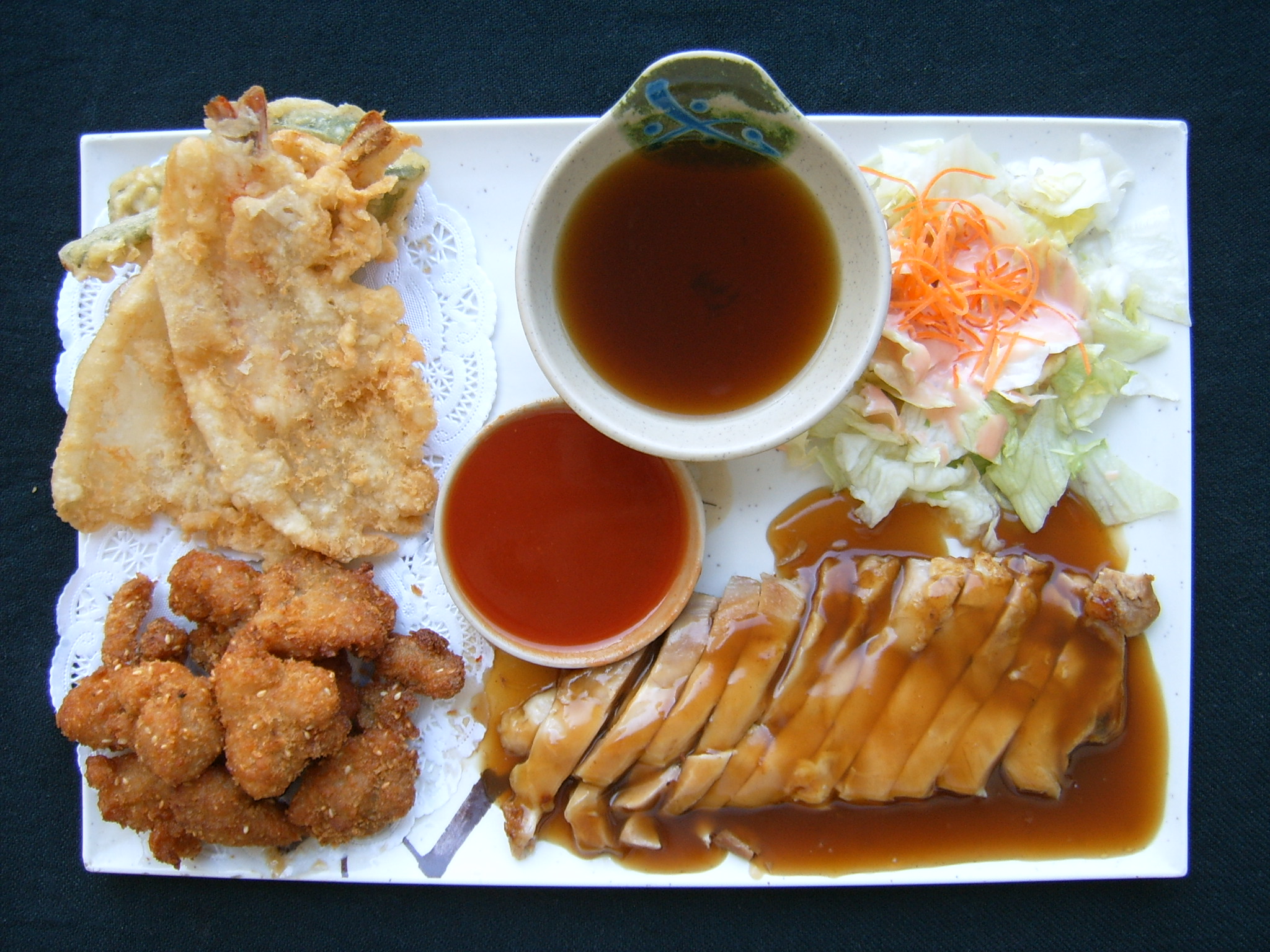 12A. SESAME CHICKEN, TERIYAKI CHICKEN and TEMPURA - Sakura of Tokyo
