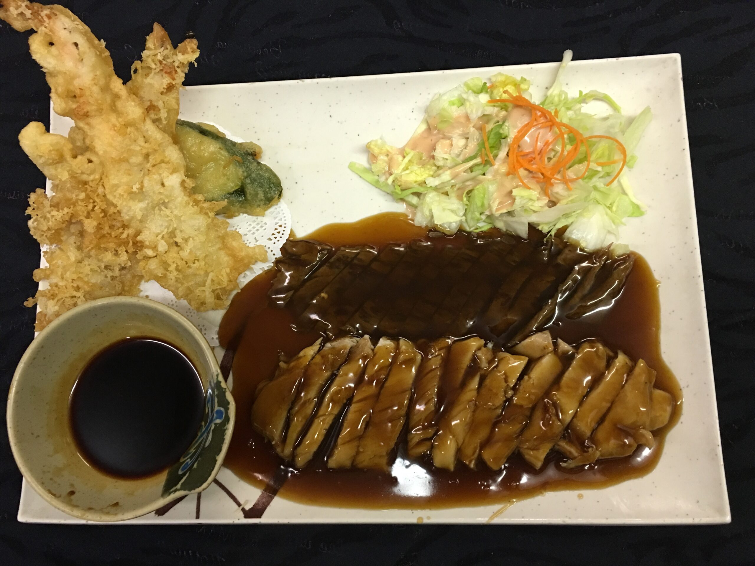 12B.TERIYAKI CHICKEN, TERIYAKI BEEF & TEMPURA - Sakura of Tokyo