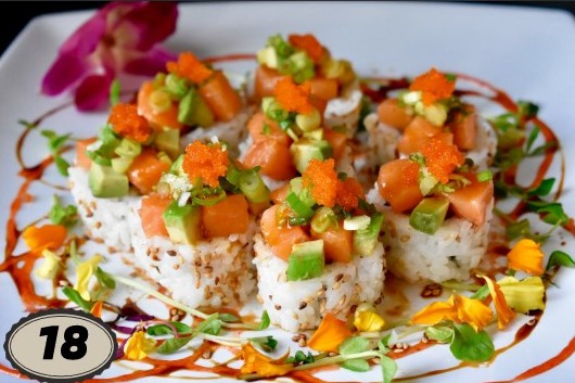 18. Salmon Poke Roll - Sakura of Tokyo